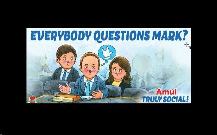 Amul Creatively Adds Question 'Mark' in Zuckerberg's Congressional ...