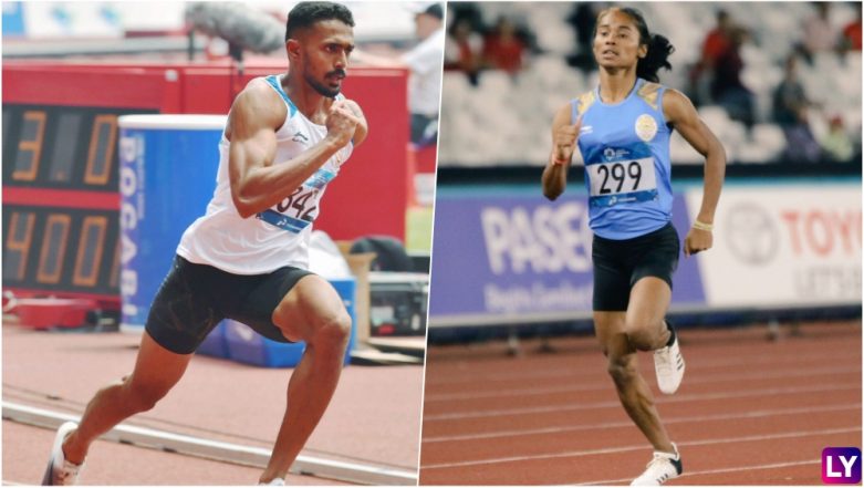 Muhammed Anas and Hima Das Win Silver Medals for India in 400m Races at ...