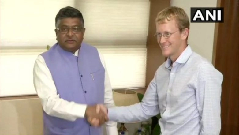 Ravi Shankar Prasad Suggests WhatsApp CEO Chris Daniels Measures to ...