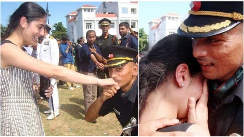 Indian Army Officer Proposes His Girlfriend During Pipping Ceremony At
