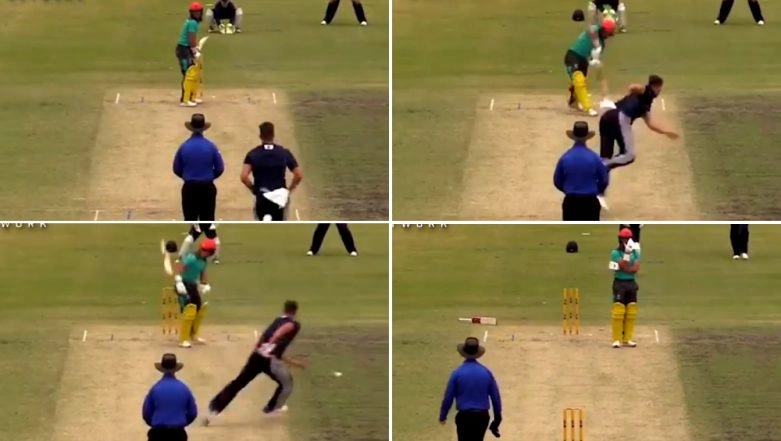 Funny Hit-Wicket Dismissal Video in Cricket: Watch Australia's Jake ...