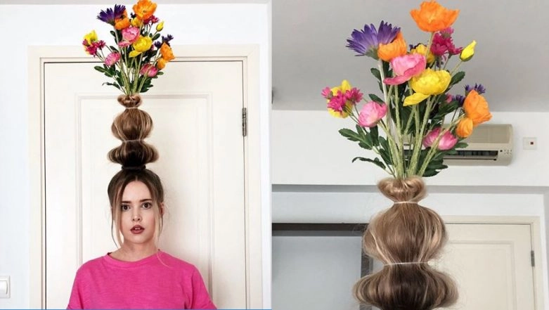 Flower Vase Hair Is the Latest ‘Floral’ Hair Trend and It Is Sweeping ...