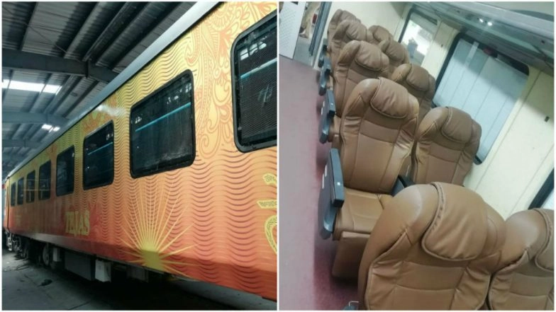New Tejas Express Train With Swankier Coaches Flagged Off in Chennai ...