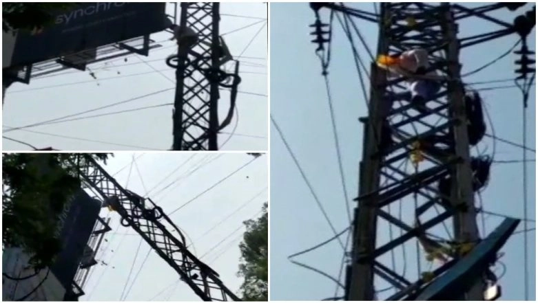 Telangana Assembly Elections 2018: TDP Supporter Deepak Reddy Climbs ...