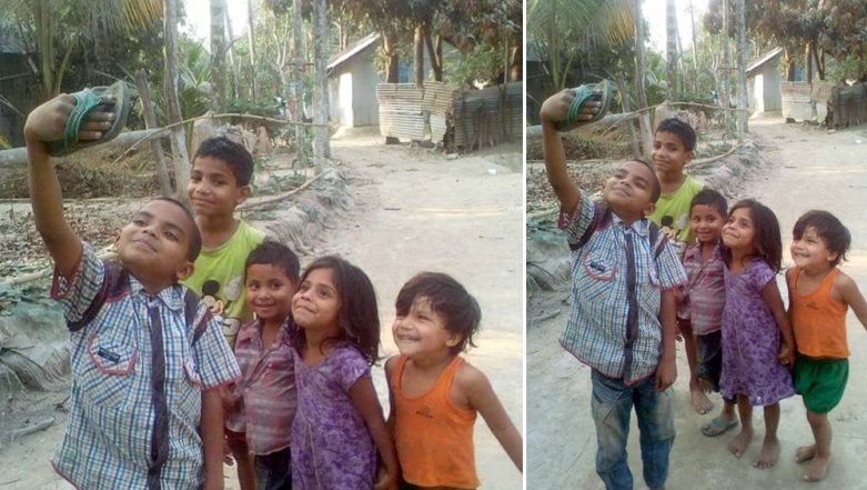 Viral Picture of Kids Posing for a Selfie With a Slipper Has Left ...