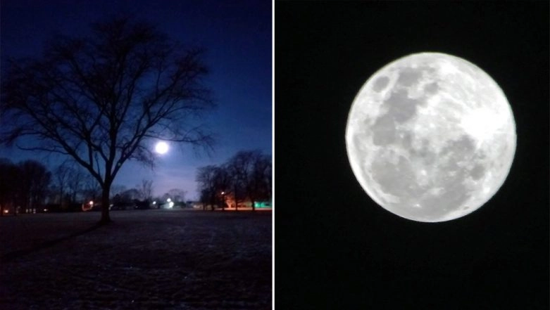 Super Snow Moon 2019 Pictures: Check First Glimpses of The Biggest ...