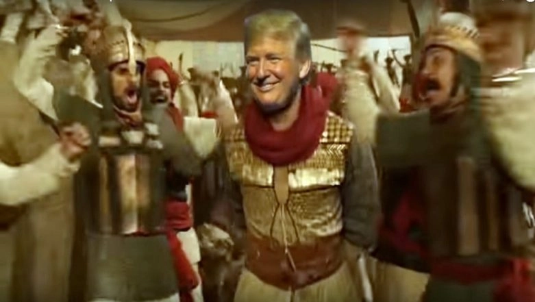 US President Donald Trump Turns Peshwa Bajirao and Dances to Ranveer ...