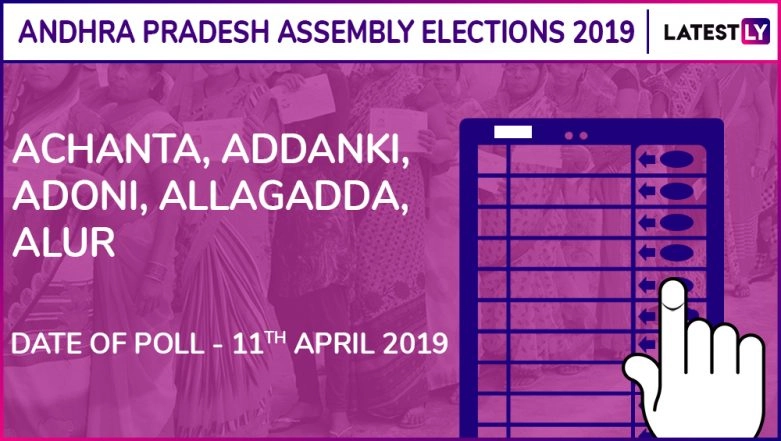 Achanta, Addanki, Adoni, Allagadda, Alur Assembly Elections Results ...