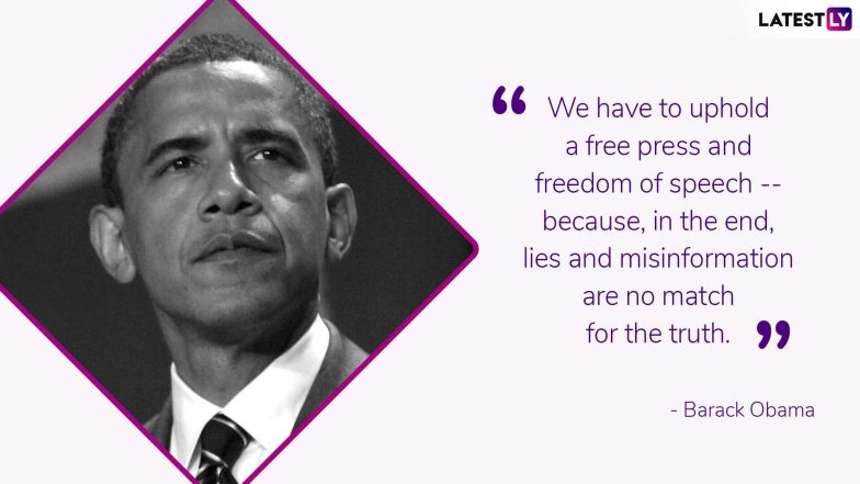 World Press Freedom Day 2019: Quotes to Celebrate Free Speech | 📹 Watch ...