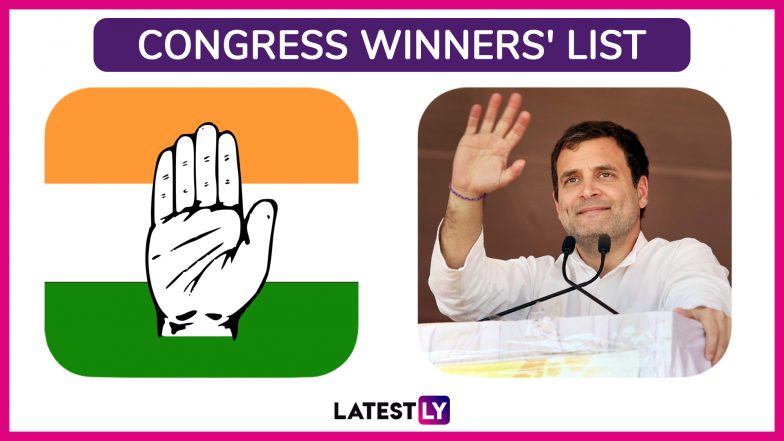 Lok Sabha Elections 2019 Congress Winners List: Constituency-Wise Names ...