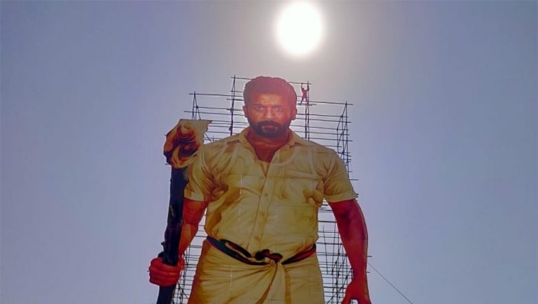 Ahead of NGK Release, Suriya's Fans Erect World's Largest Cut-Out Of ...