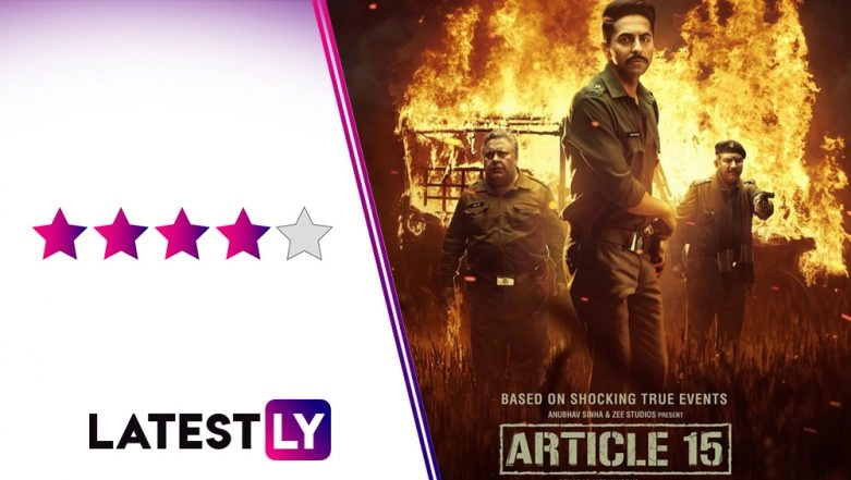 Article 15 Movie Review: A Brilliantly Cast Ayushmann Khurrana Pricks ...