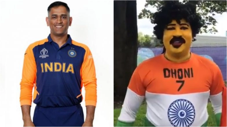 MS Dhoni’s Superfan Saravanan Hari Cheers For Team India Ahead of Their ...
