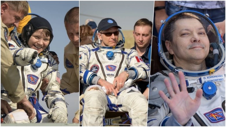 Three Astronauts Return From International Space Station After 204 Days ...