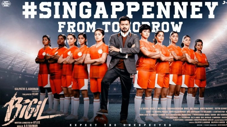 Bigil Song Singa Ppenney: First Single from Vijay’s Film to Be Out on ...