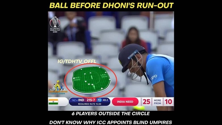 Fact-Check: Was MS Dhoni Run-Out in ICC CWC 2019 Semi-Final Against New ...