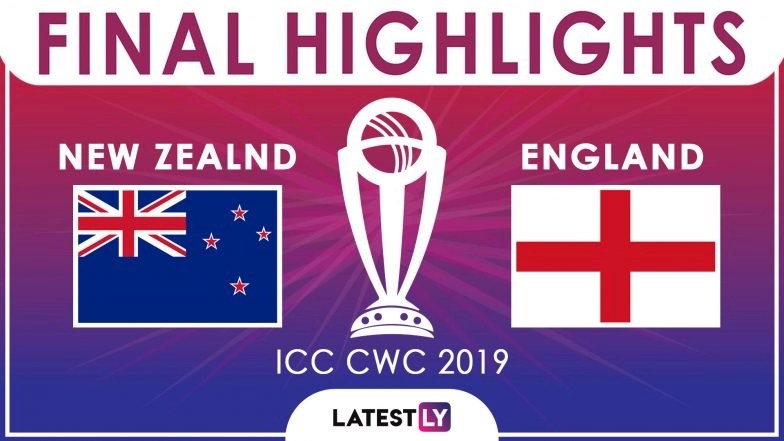 New Zealand vs England Stat Highlights ICC CWC19 Final: ENG Win Cricket ...