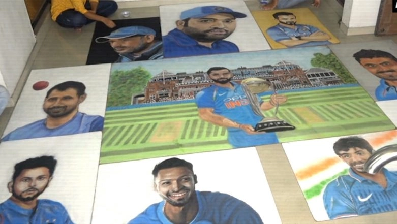 ICC Cricket World Cup 2019: Artists From Gujarat Make Unique Rangolis ...