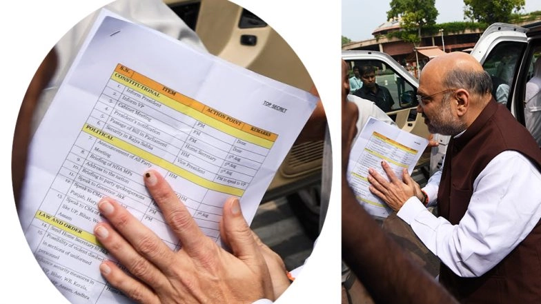 Article 370: This Viral Picture of Amit Shah Reveals Modi Government's ...