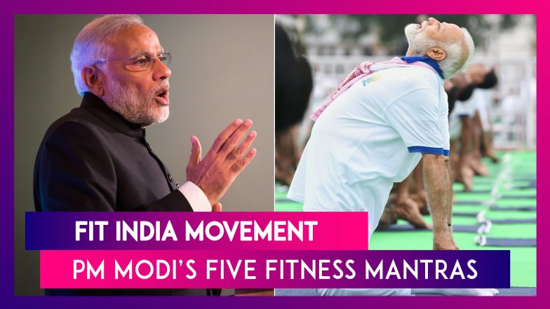 Fit India Movement: PM Narendra Modi's Five Fitness Mantras to Stay ...