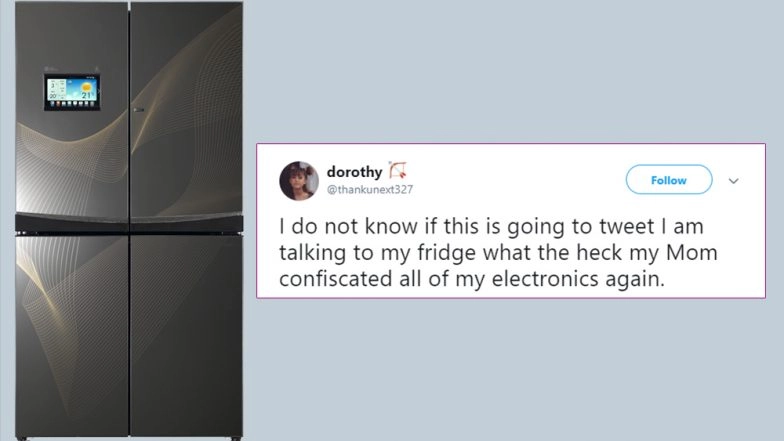Grounded Teen Girl Tweets From Smart Fridge After Mother Confiscates ...