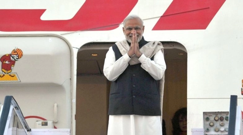'Howdy, Modi!': PM Narendra Modi Arrives In Houston, To Address Over ...
