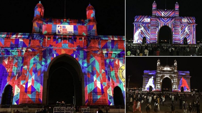 NBA India Game 2019: Gateway of India Illuminated to Commemorate the ...