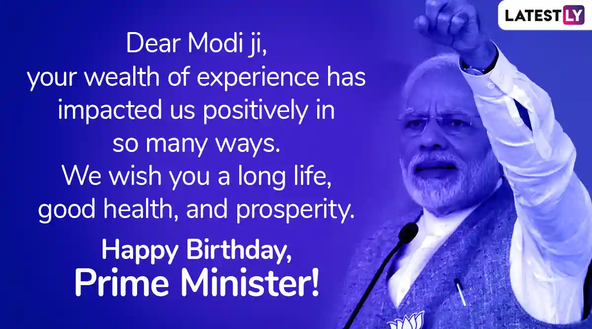 Happy Birthday PM Narendra Modi Messages And Wishes To Share As 