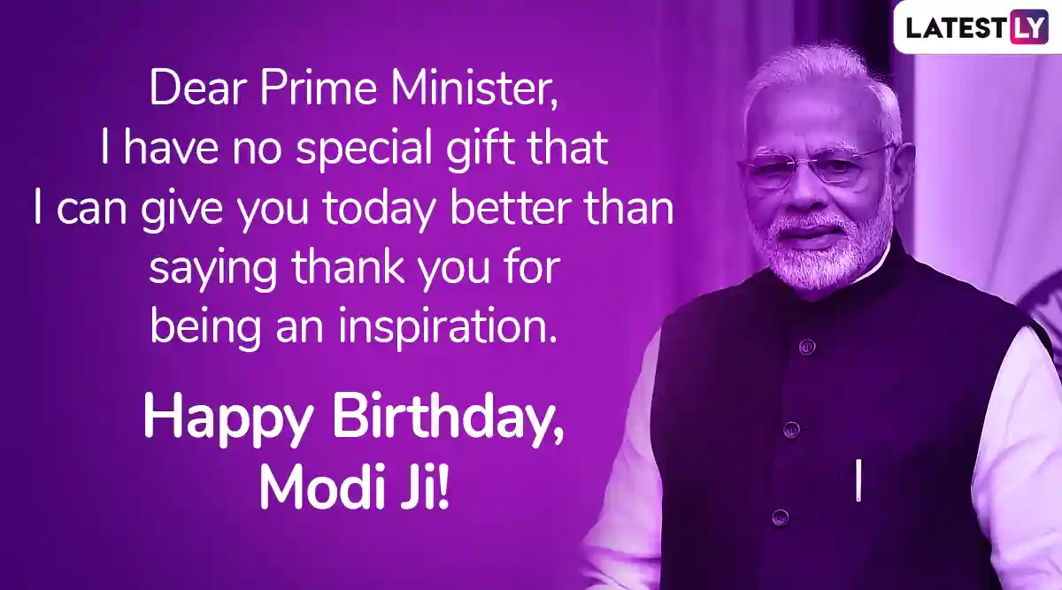 Happy Birthday PM Narendra Modi Messages And Wishes To Share As 