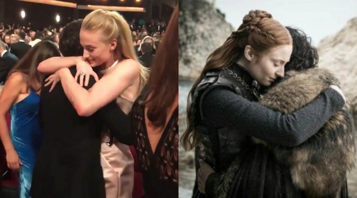 Emmys 2019: Sophie Turner And Kit Harington's Dramatic Hug At The ...