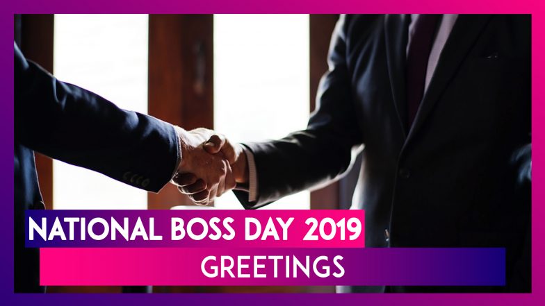 Happy Boss Day 2019 Greetings: Thank You Messages, Images, SMS And ...
