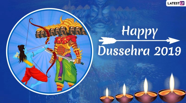 Happy Dussehra 2019 Greetings: WhatsApp Stickers, Ravan Dahan Photos ...