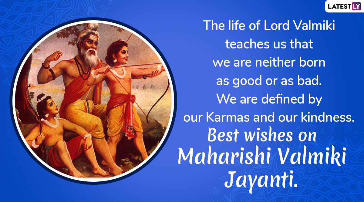 Happy Valmiki Jayanti 2019 Greetings: WhatsApp Stickers, Facebook ...