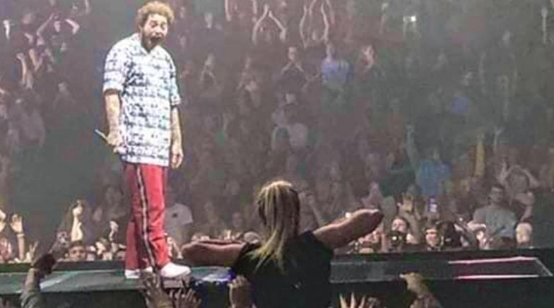 Post Malone Memes Invade the Internet After Singer’s Wide-Mouthed Reaction to Getting Flashed ...