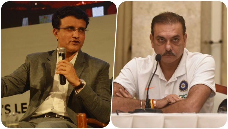 Ravi Shastri Extending an Olive Branch Towards Sourav Ganguly? Team India Head Coach Praises the ...