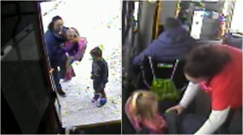 Kind Bus Driver Stops To Save Children Walking Barefoot in Freezing ...