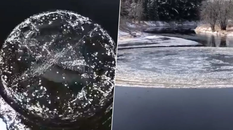 Moons on Earth? Strange Natural Phenomenon of Ice Discs Have Appeared ...