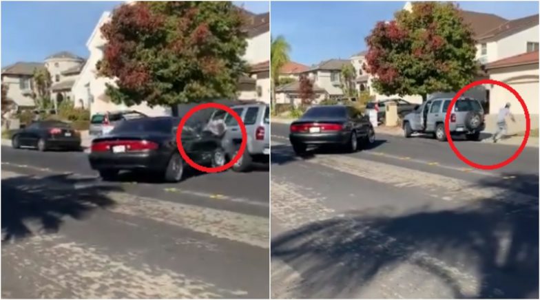 Driver Rams Car Into Man Leaving Him Limping After Heated Argument in ...