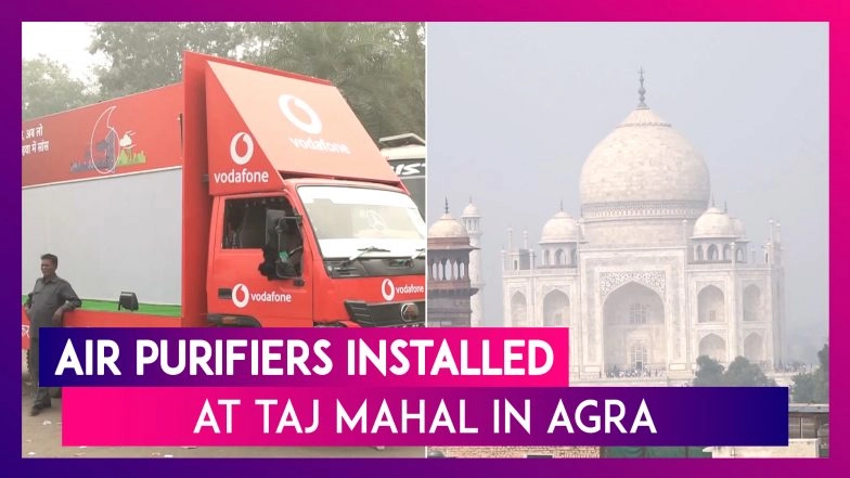 Air Purifiers Installed At Taj Mahal In Agra To Tackle Pollution | 📹 ...