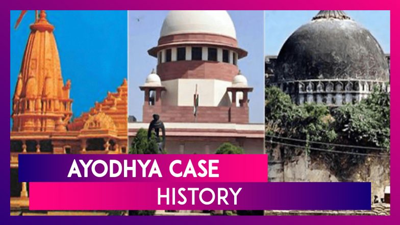 Ayodhya Case: Timeline of The 134-Year-Old Babri Masjid-Ram Janmabhoomi ...