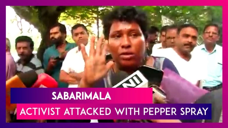 Sabarimala Case: Activist Attacked With Pepper Spray After Attempt To ...