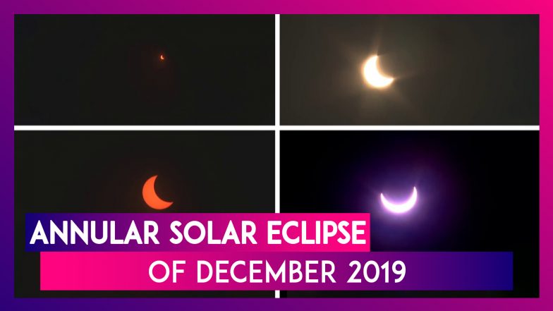 Annular Solar Eclipse Of December 2019: Surya Grahan Seen From ...