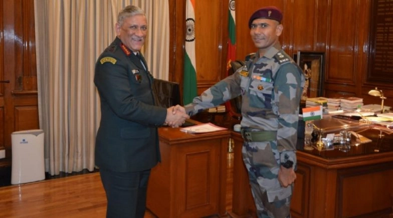 Lieutenant Colonel Swaroop Singh Kuntal Awarded COAS Commendation Card ...