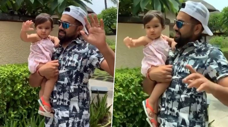 Happy New Year: Rohit Sharma and Daughter Samaira Dance Their Way Into ...