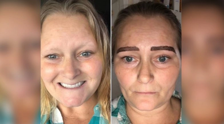 Microblading Gone Wrong, Leaves Woman with 'Monster Brows'! Salon Owner ...
