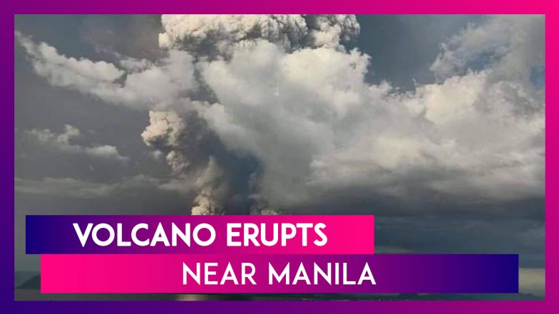Taal Volcano Near Manila Spews Ash In To The Air, Philippines Warns Of ...