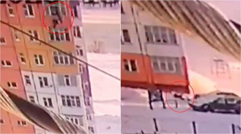 Woman Falls From 90ft Russian Building Into Heap of Snow And Walks Away ...