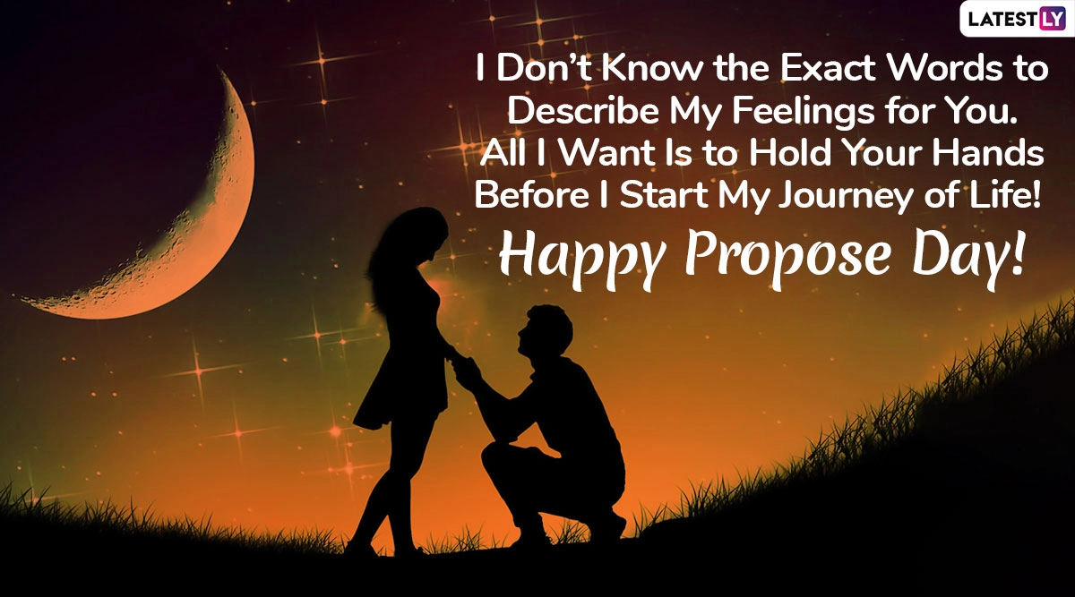 Happy Propose Day 2020 Wishes for Him and Her: WhatsApp Stickers, Hike ...