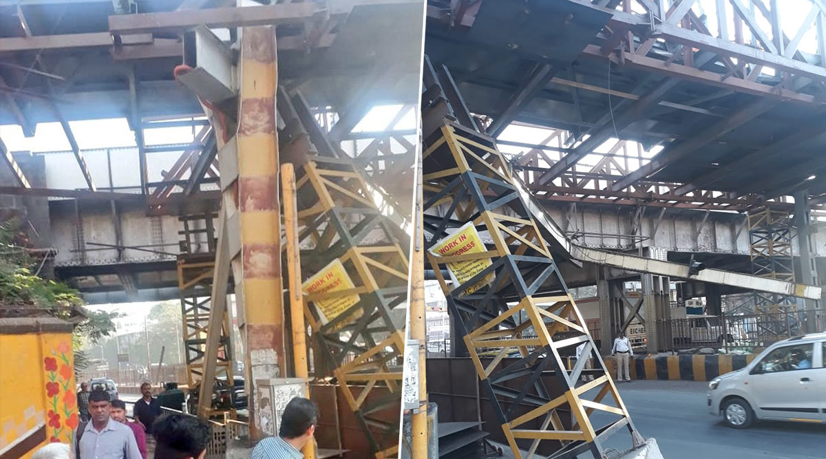 Mumbai: Foot-Over Bridge Near King’s Circle Railway Station Dislocates ...