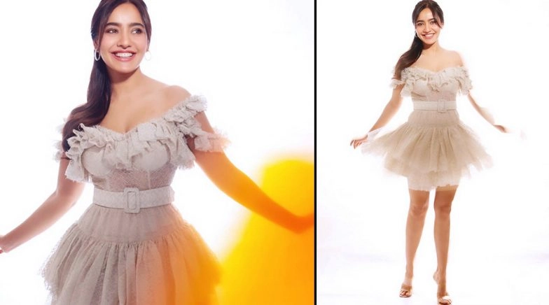 Neha Sharma, the Sunshine Girl Is All Smiles in a Frayed Ruffled ...